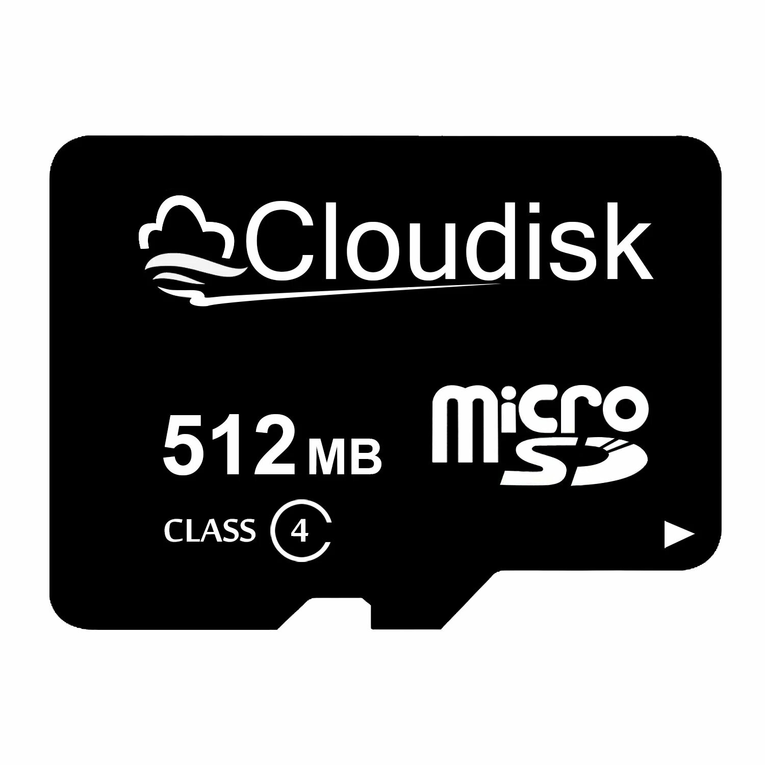 Cloudisk Micro SD карта памяти 128 МБ/256 МБ/512 МБ C4 512MB(NOT GB)