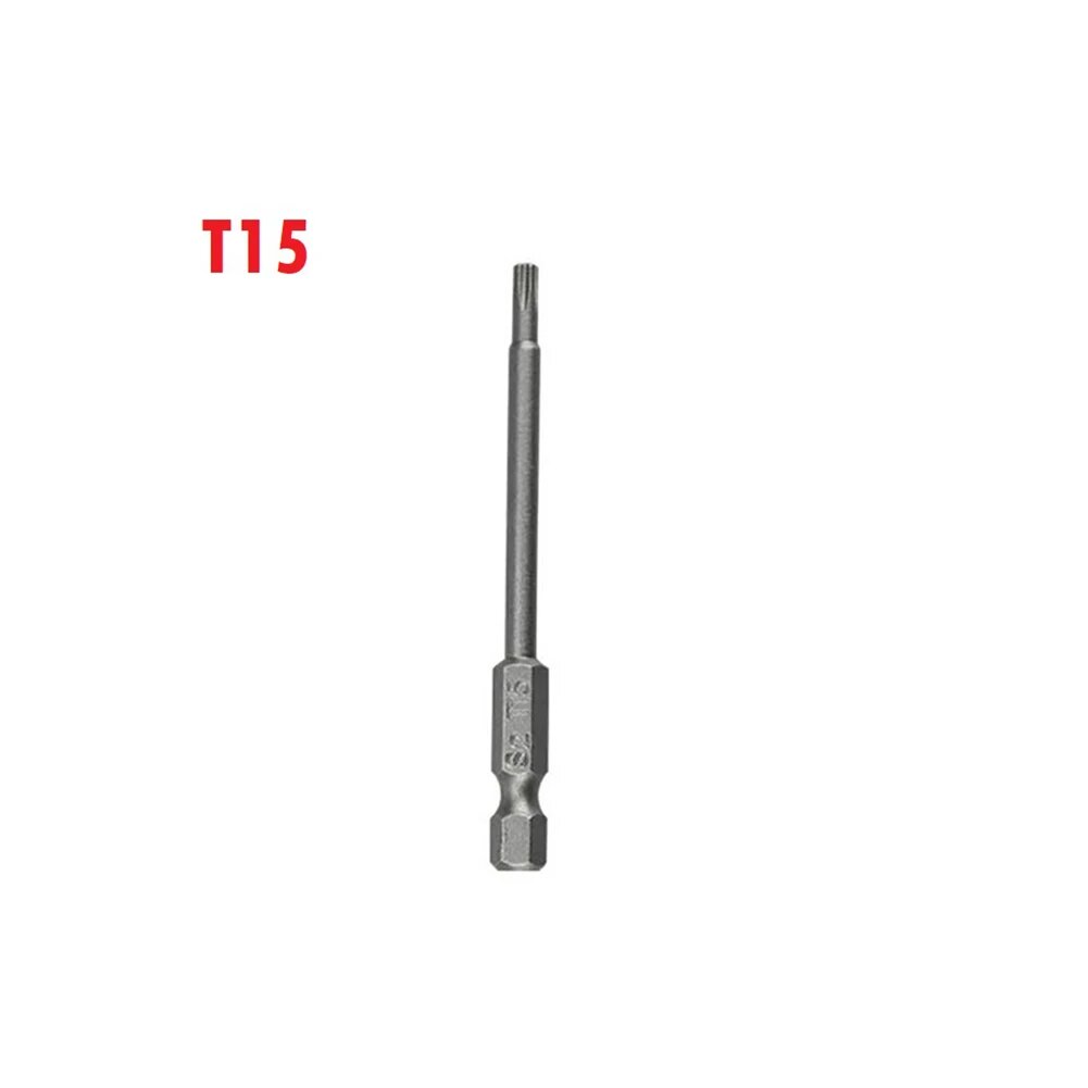 Набор отвёрток Torx магнитных наконечников T7/T8/T9/T15/T20/T25/T27/T30/T40 75 мм T15