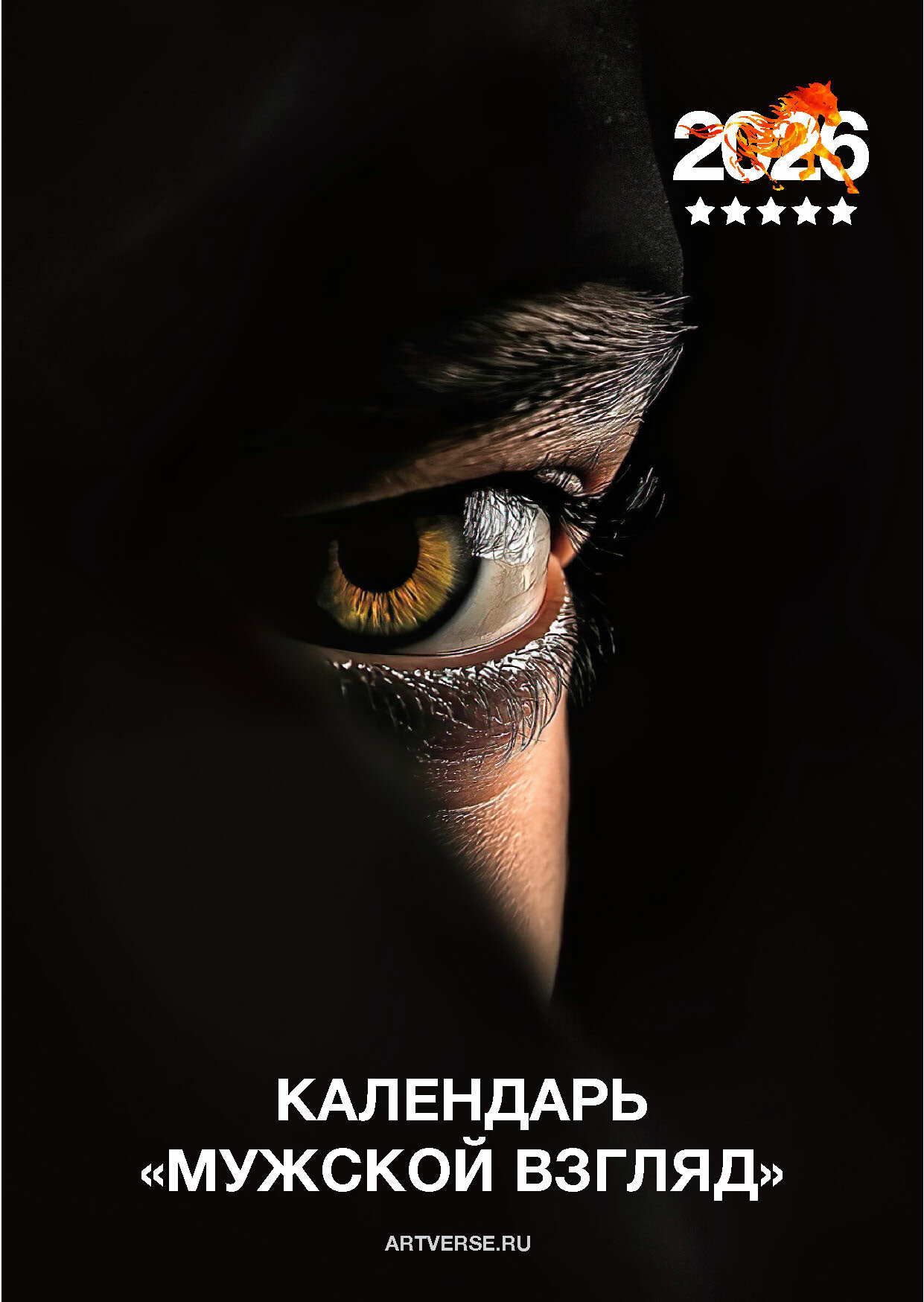 Календарь "Мужской взгляд" Остроумные цитаты, 24 фото, Настенный перекидной на 2026г