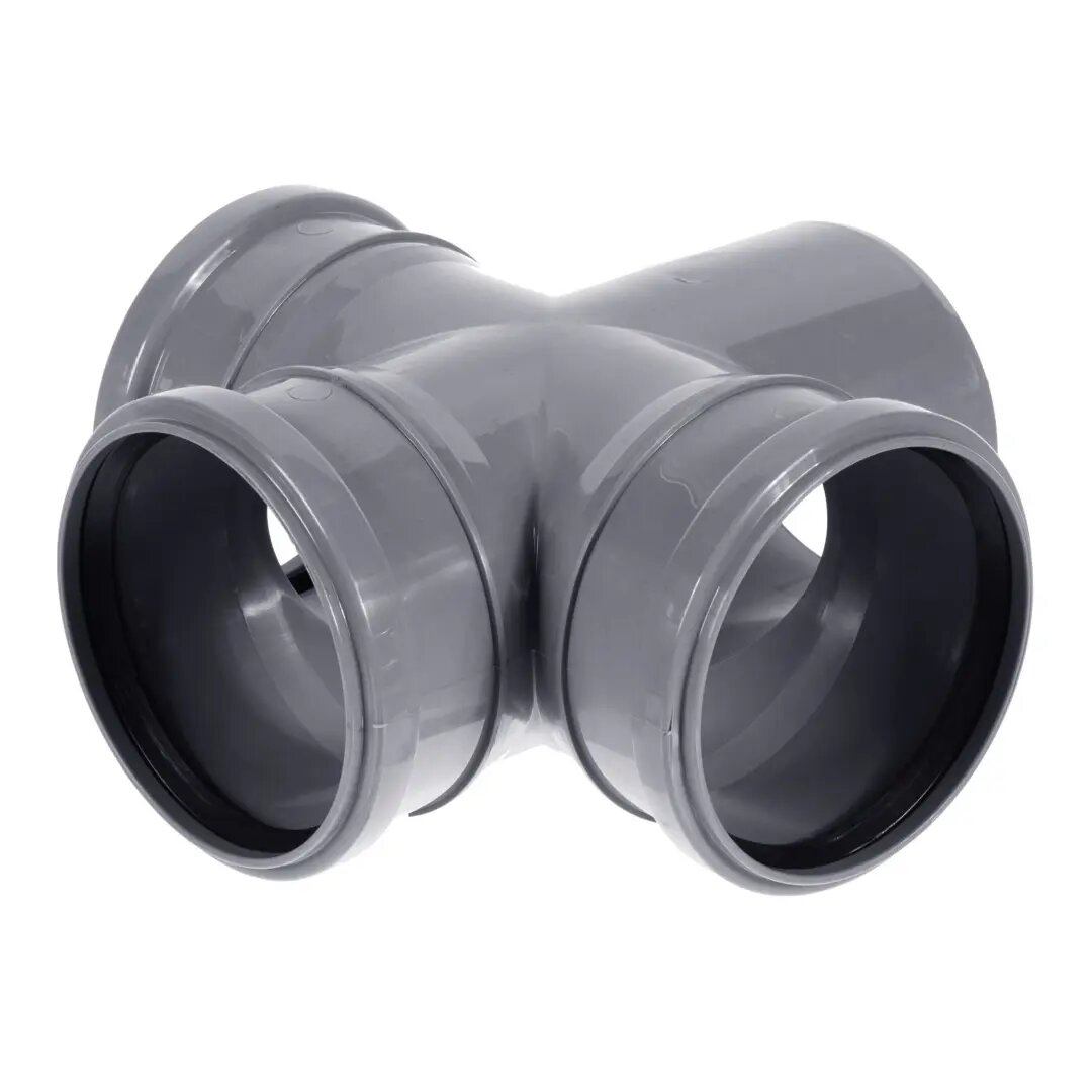 Крестовина одноплоскостная d110x110x110/87 гр. полипропилен