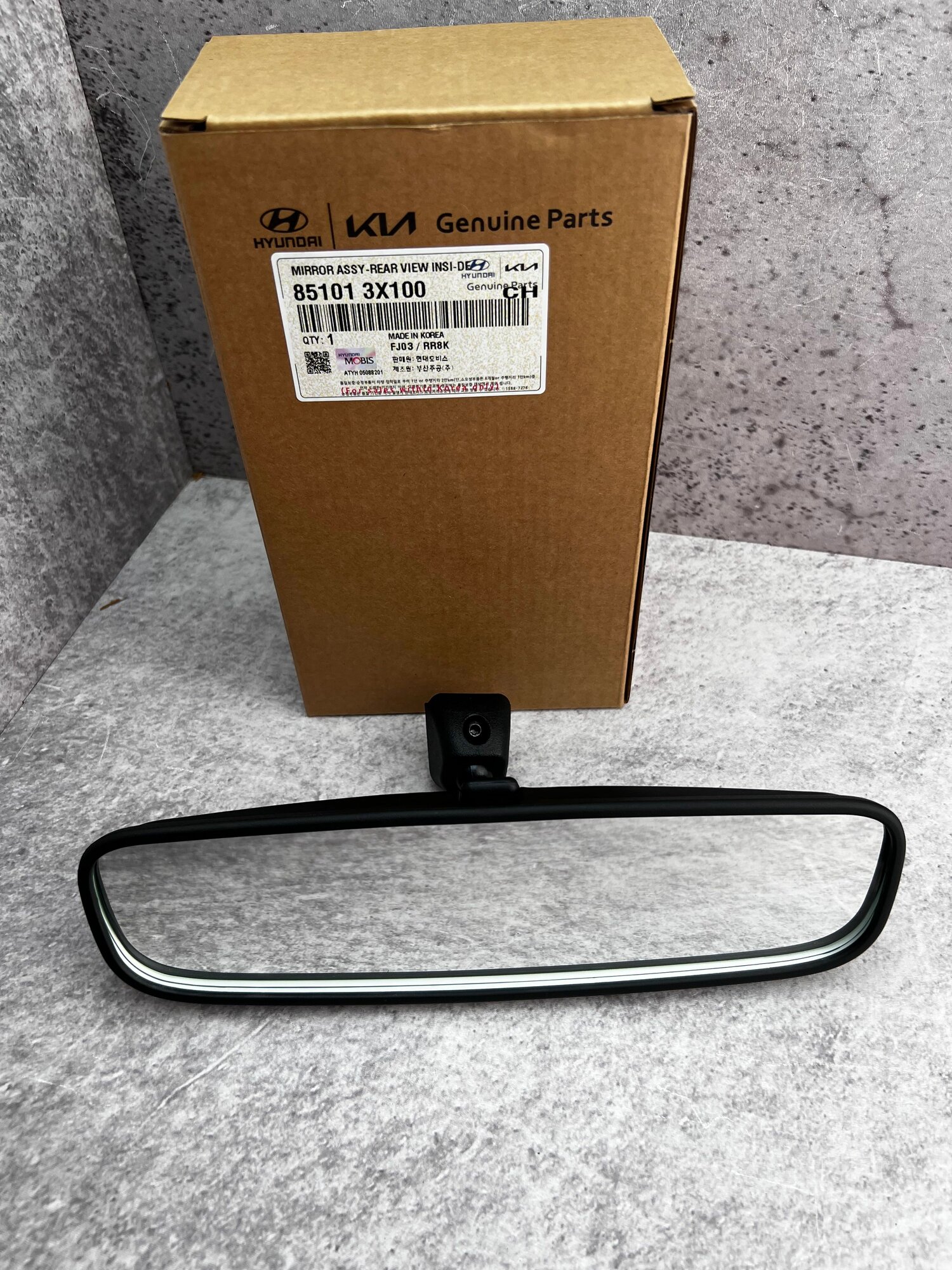 Салонное зеркало заднего вида 85101-3X100. Для Hyundai, Kia. Solaris, Rio, Santa Fe, Sportage.