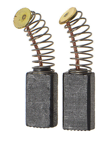 Щетки угольные 5х8х15 мм1607014117 (пружина, пятак) (комплект 2 шт) для перфоратора BOSCH GBH 2-24 DSR