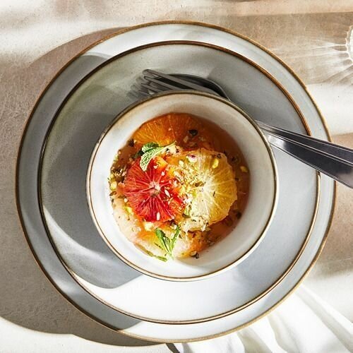 GLADELIG IKEA, пиала-салатник, 1 шт, 14 см, 500 мл, цвет серый, серия гладелиг икеа