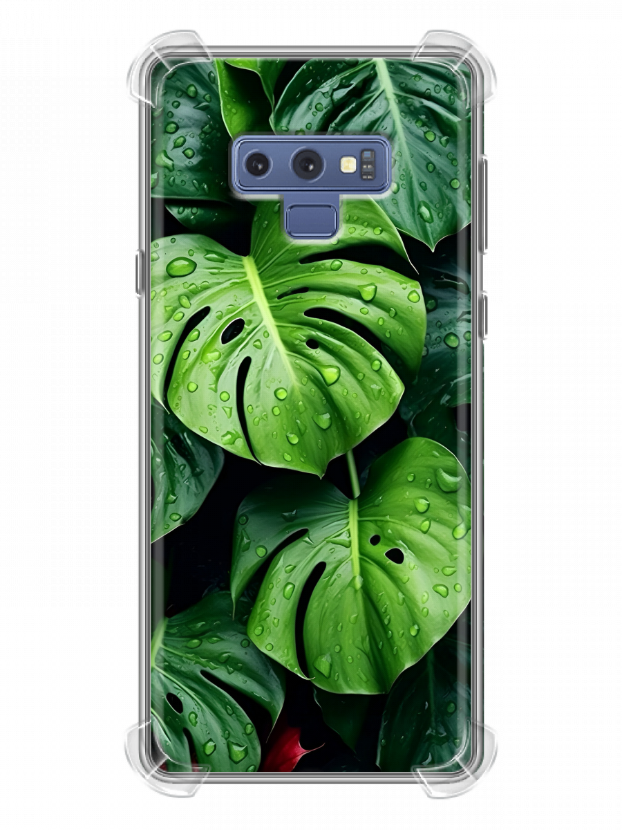Чехол для Samsung Galaxy Note 9 с принтом Листья (Самсунг Галакси Нот 9)