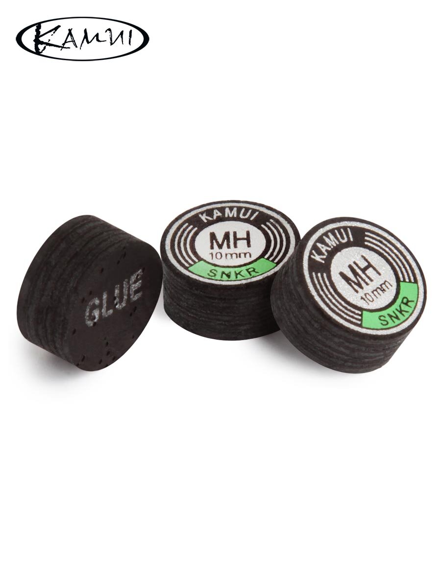 Наклейка для кия Kamui Snooker Black 10 мм Medium/Hard, многослойная, 1 шт.