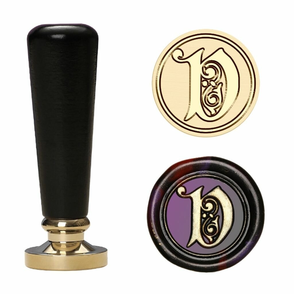 Готическая 26 английская буква copper head fire paint seal набор ручек для печатной головки, буква V