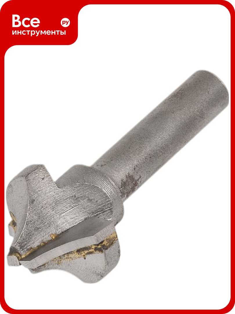 Фреза ФК 0522 МебельДрев для обработки древесины, пазовая фасонная, концевая, без подшипника, совместима со станками