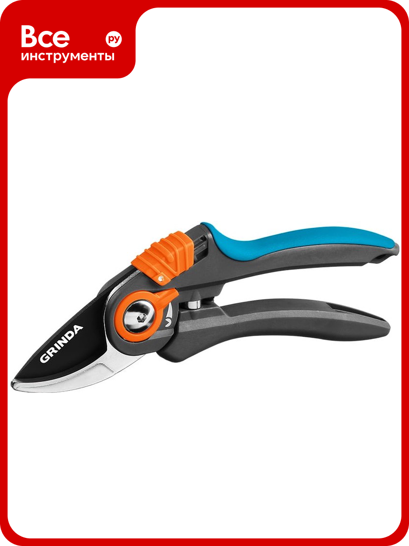 Плоскостной секатор Grinda PRO Line 423459, пластик, для обрезки веток