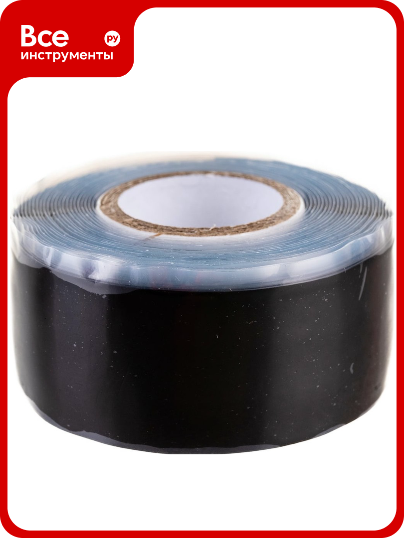 Самовулканизирующаяся лента Smartbuy 0,5x25 мм, силиконовая, 3 метра, черная SBE-SFT-25-03-b, предназначена
