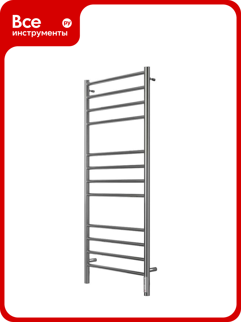 Полотенцесушитель Terminus Аврора п12 500x1250 электро (quick touch) 4670078544377, из нержавеющей стали