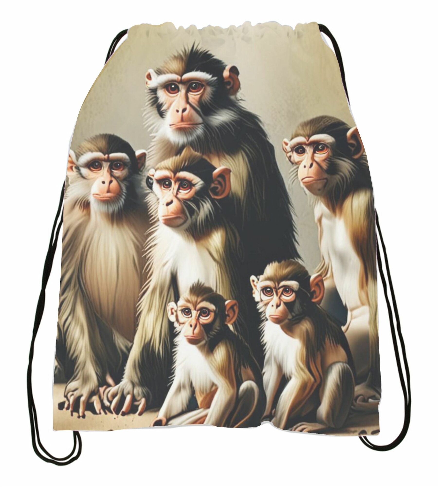 Сумка-мешок "Обезьяна" №4