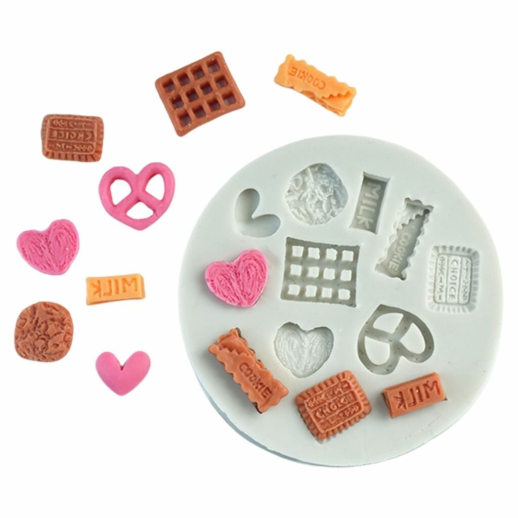 Квадратные силиконовые формы для лепки