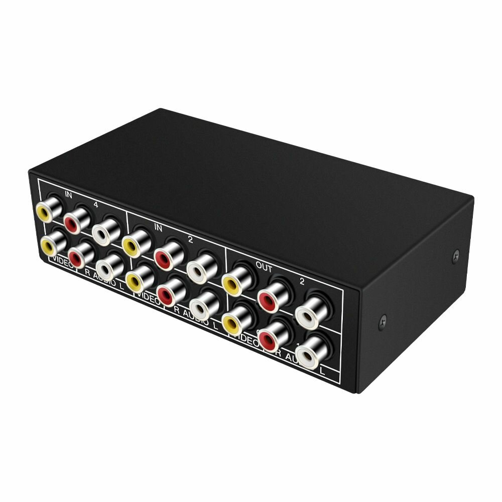 AUX аудио коммутатор 4 в 1 выход стерео селектор 4X1 3.5 мм, B
