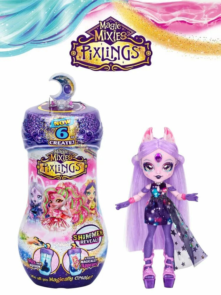 Magic Mixies Pixlings Howlexa the wolf Волшебный волшебный эликсир, волчья фея-кукла