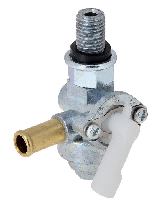 Кран топливный (левый выход, металлический отстойник) для генератора дизельного CHAMPION DG6501ES