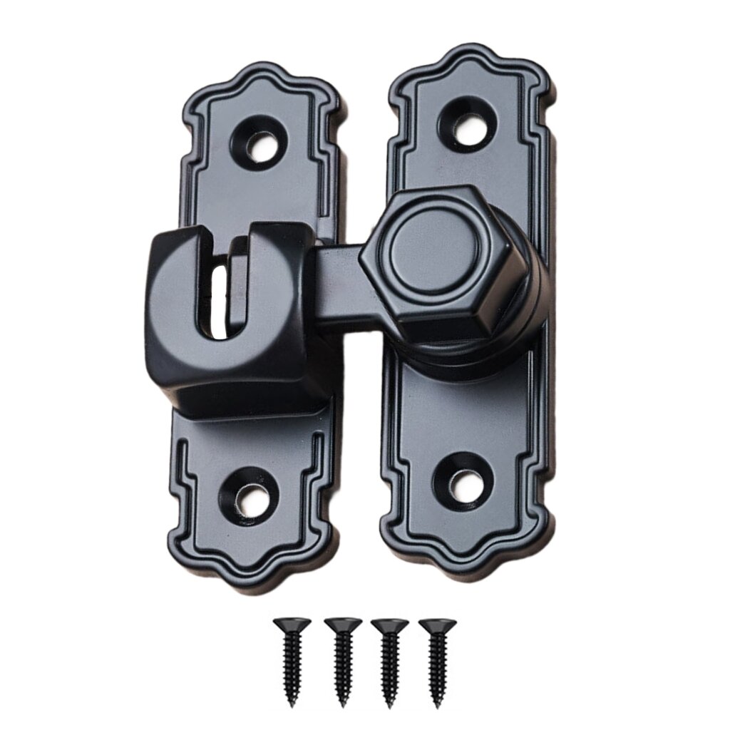 Универсальный раздвижной замок на болтах, Компактный, без поддевов, с защелками быстрого крепления для дверей, ворот и шкафов для хранения