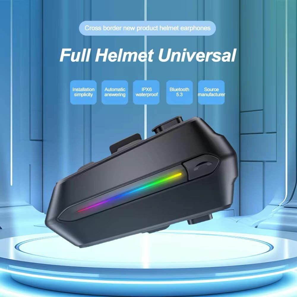 Гарнитура для мотошлема, Bluetooth Wireless, Снижение шума CVC