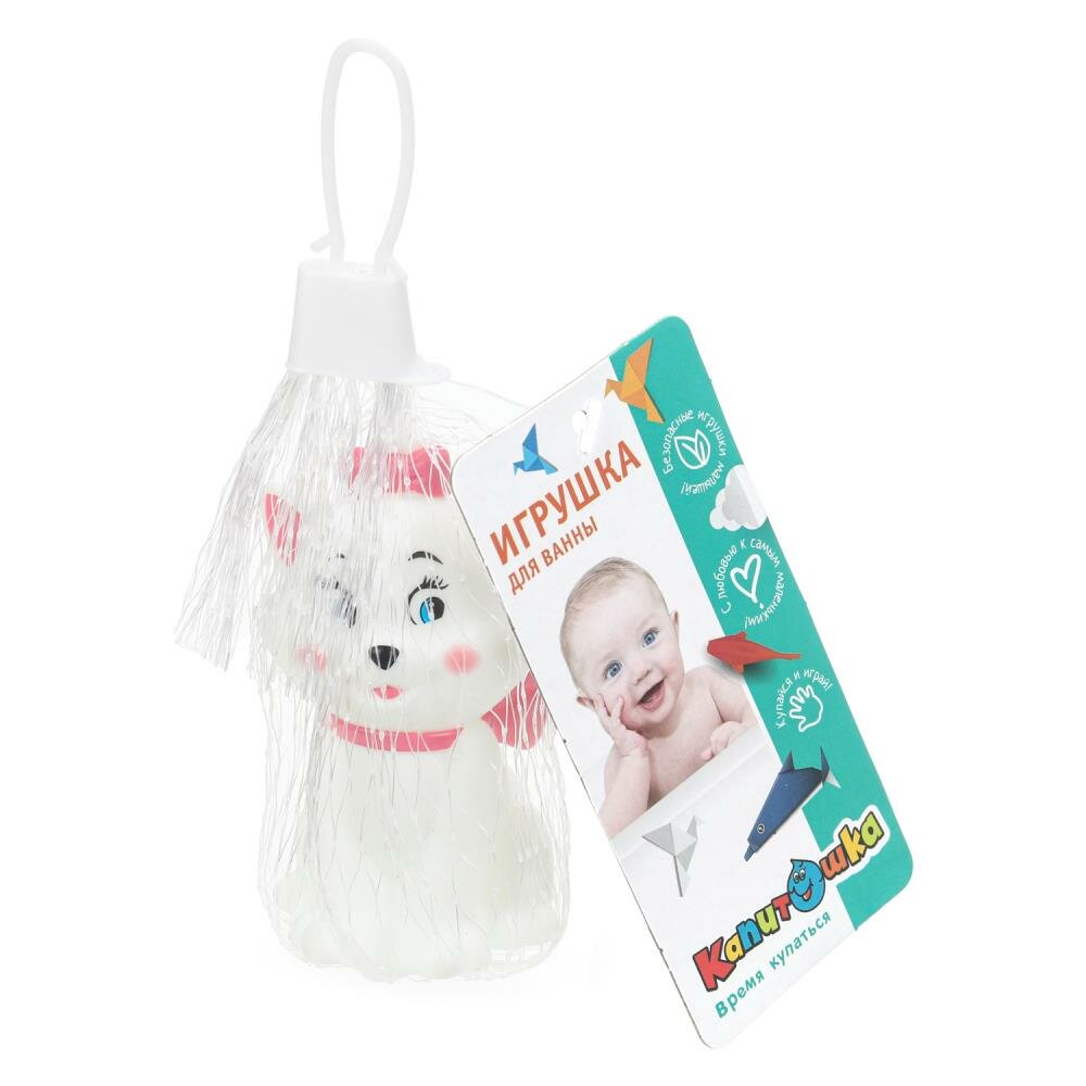Игрушка пластизоль для ванны "Кошечка", в сетке Играем Вместе YF-CAT-02
