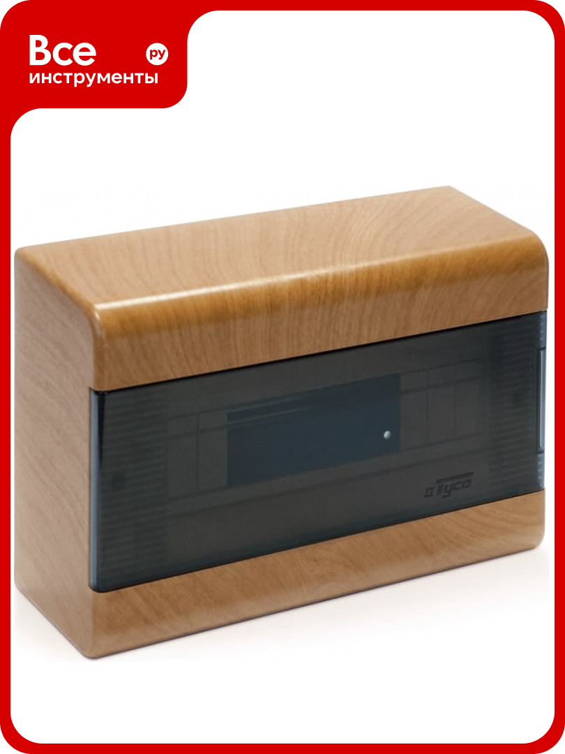 Щиток Рувинил ОП Тусо 9 модулей с дверью 222x160x93мм коричневый 68029К, открытой проводки серии