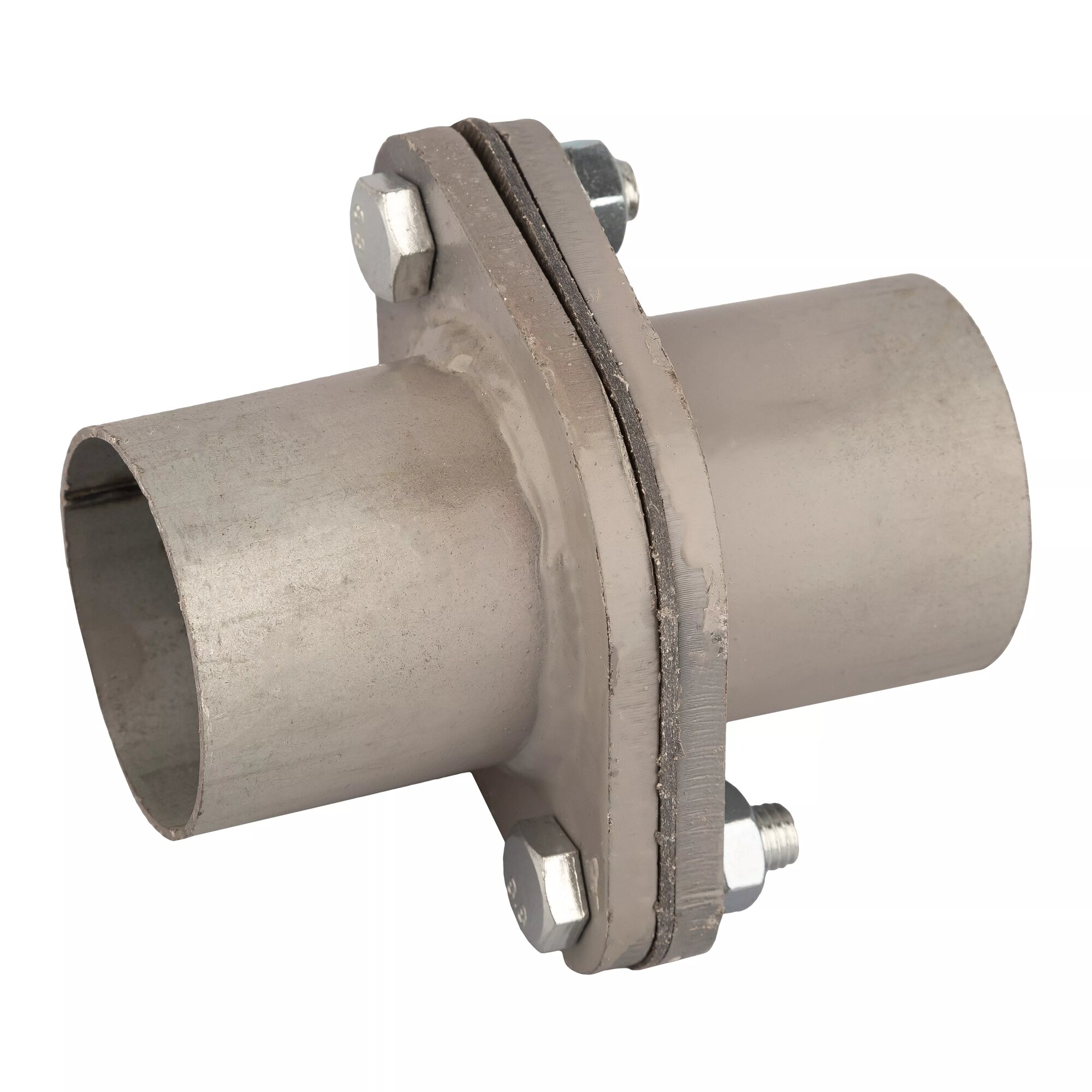 Фланец глушителя с прокл. d57/60 L-120мм, 2 болта алюм. (BOOMERANG)