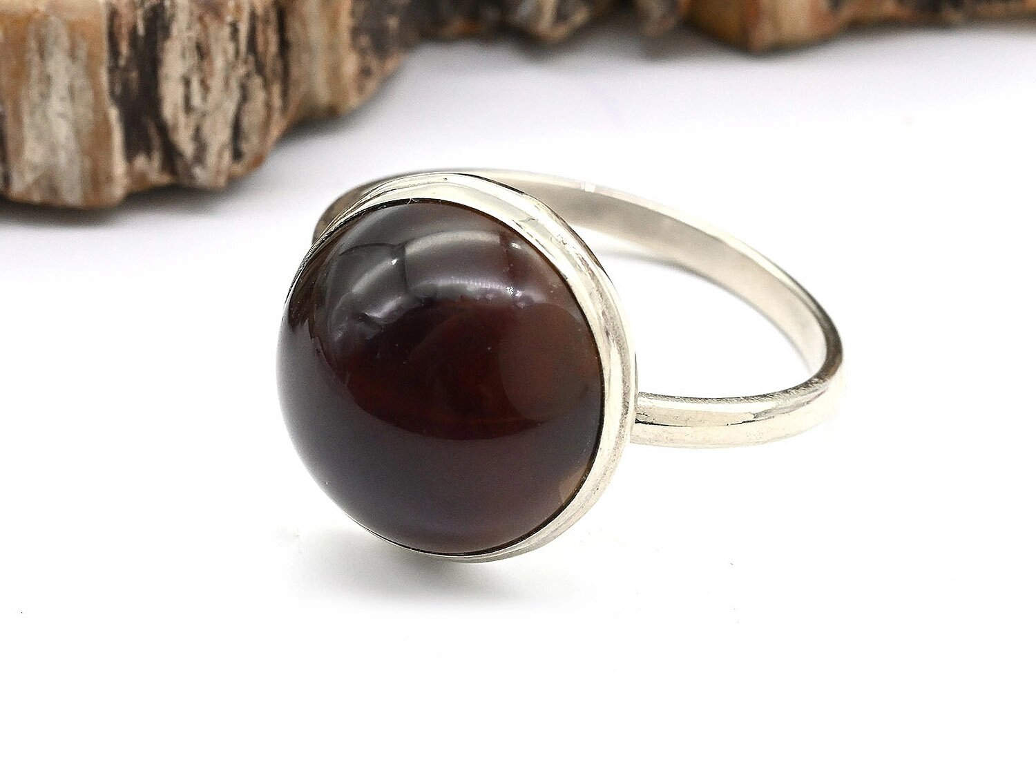 Кольцо, агат