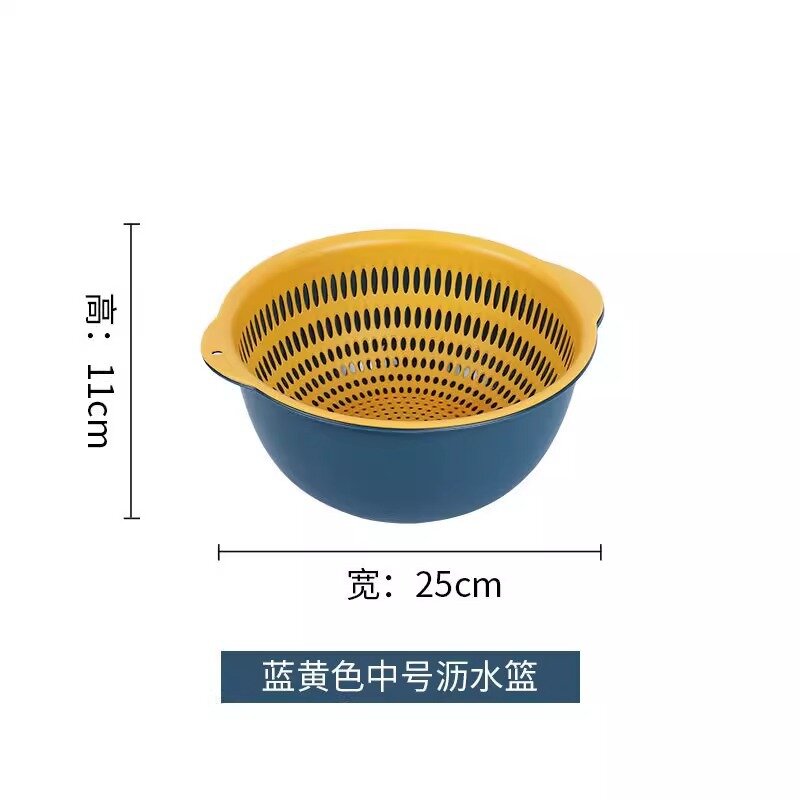 Двухслойная дренажная корзина для дома, пластиковая корзина для мытья овощей, полая корзина для мытья фруктов, многофункциональная тарелка для фруктов, кухонная раковина для мытья овощей