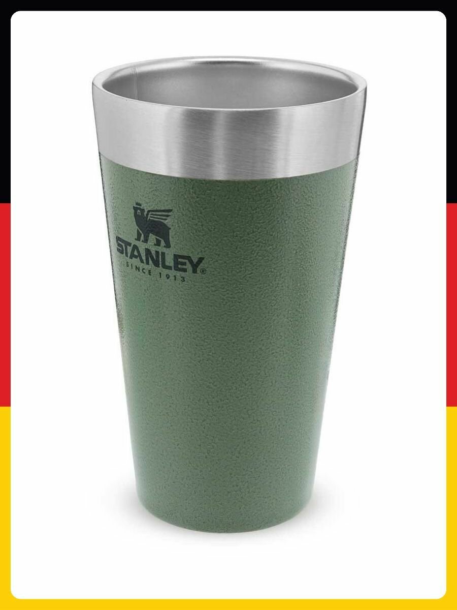 Термокружка Stanley Adventure Pint 0,47 л, зеленая