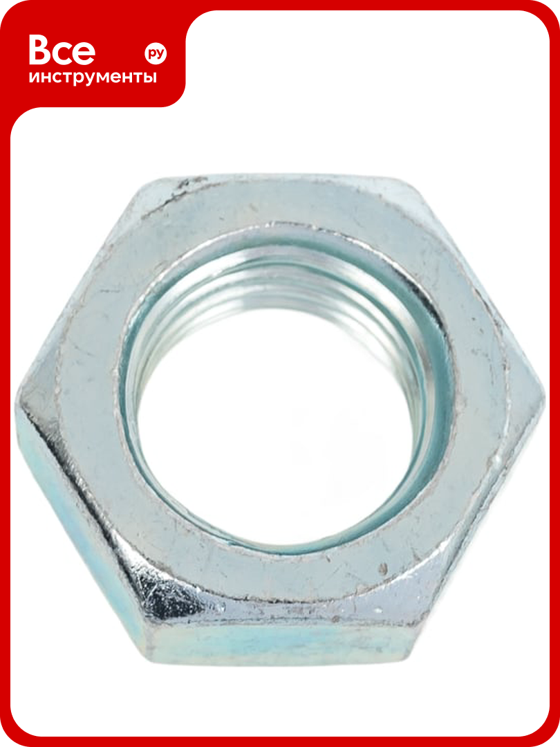 Гайка Евразия DIN 934 M24 гальван. цинк (5 шт) 4687206327542