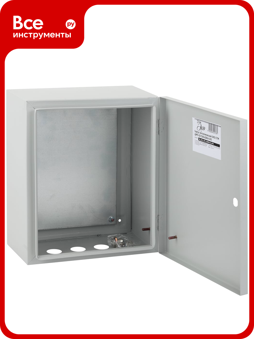 Щит, ЭРА, с монтажной панелью ЭРА SIMPLE ЩМП-03 IP31, 360х300х175, Б0041654, качественной российской стали