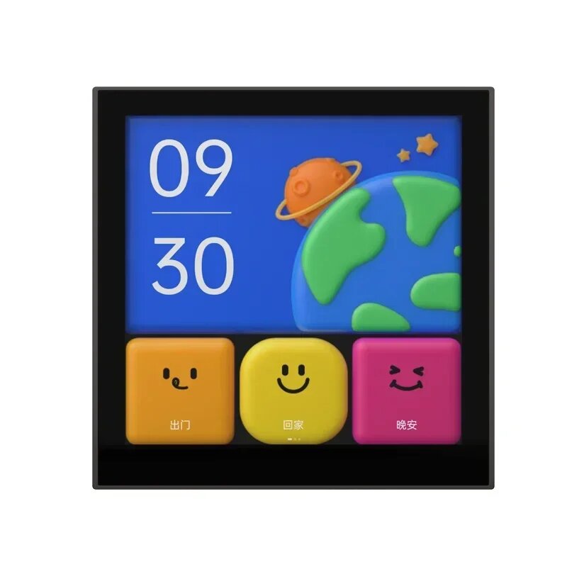 Умный магический переключатель Aqara Smart Magic Switch S1E Пульт управления сценой с сенсорным управлением 4 дюймовый полноцветный LED сенсорный пульт Управление голосом Удаленный переключатель Homekit Aqara APP-S1E GREY