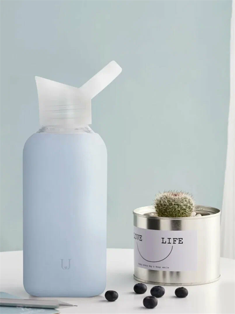Jordan&Judy Бутылка для воды из боросиликатного стекла Jordan Judy Water Glass Bottle (P001) голубой