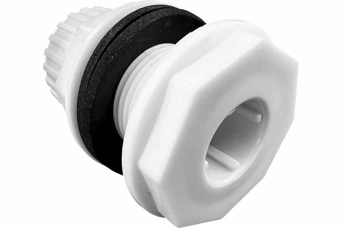 Профитт Переходник для врезки в бочку НР 3/4 ABS пластик 0340166-RCS для водоснабжения
