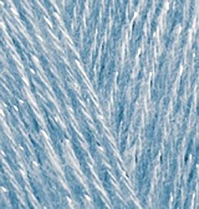 5 Мотков, ALIZE ANGORA GOLD SIMLI, 5% Металлик 20% Шерсть 75% Акрил, Цвет-221