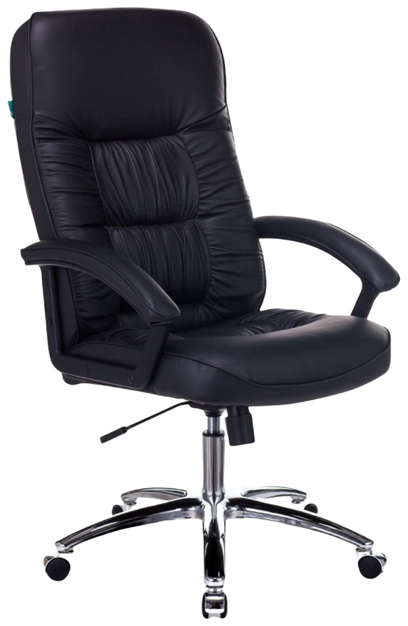 Кресло руководителя Бюрократ T-9908AXSN-AB, обивка: кожа, цвет: черный