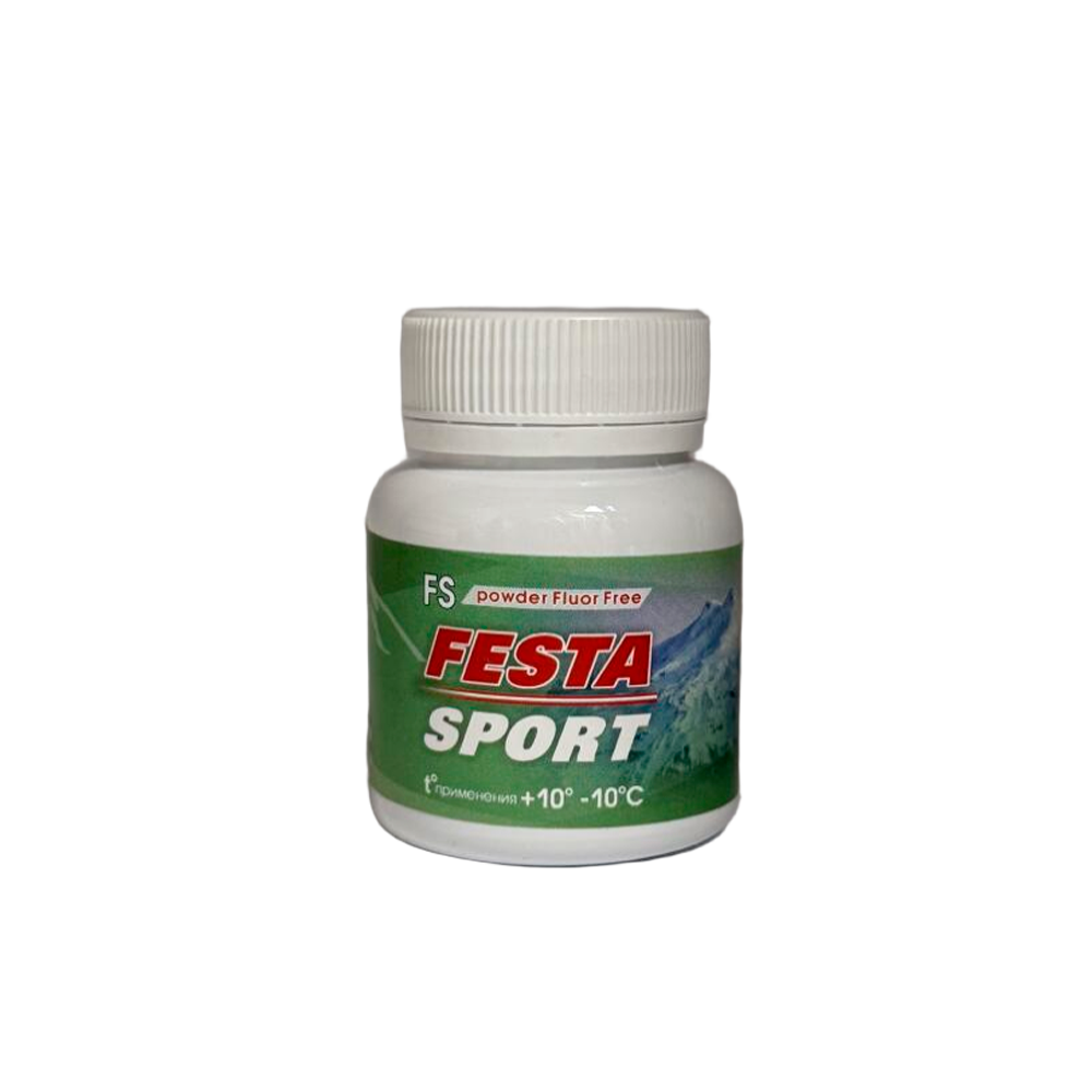 Порошок(+10-10°С)фэста безфторовый FS-powder Fluor Free, 25г, бесфтористый, порошок ускоритель для лыж