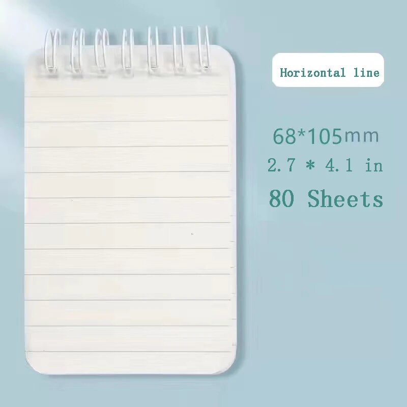Pocket Notebook Horizontal line