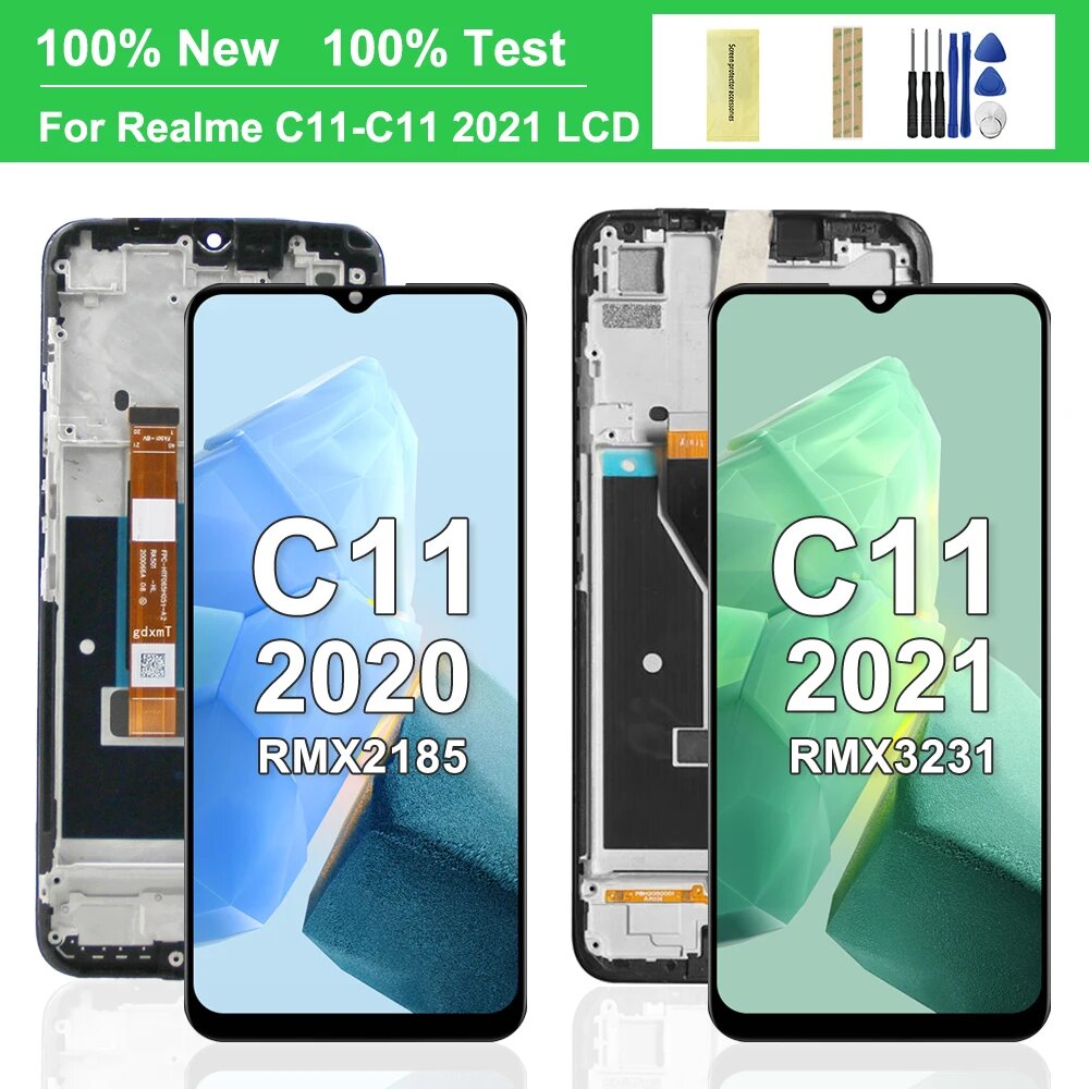 ЖК-дисплей для OPPO Realme C11 2021 RMX3231, качество AAA, дисплей для Realme C11 2020, ЖК-дисплей RMX2185
