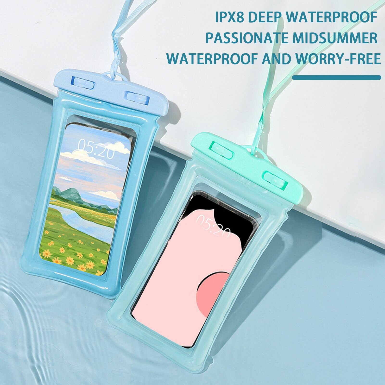 Универсальный непромокаемый гермочехол для подводной съемки с защитой степени IPX8 от воды, грязи, снега