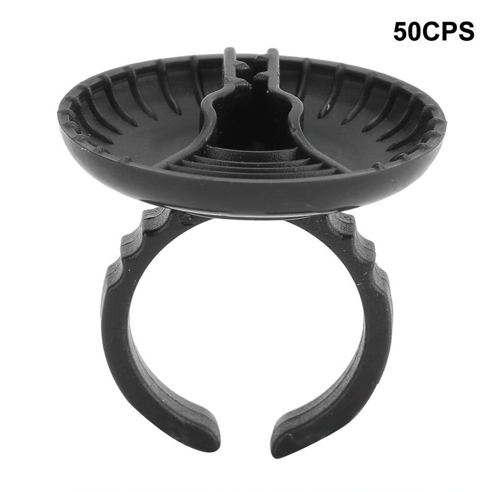 Одноразовая татуировка кольца кольца чашка контейнер -контейнер -макияж пигментные аксессуары держатель 50pcs
