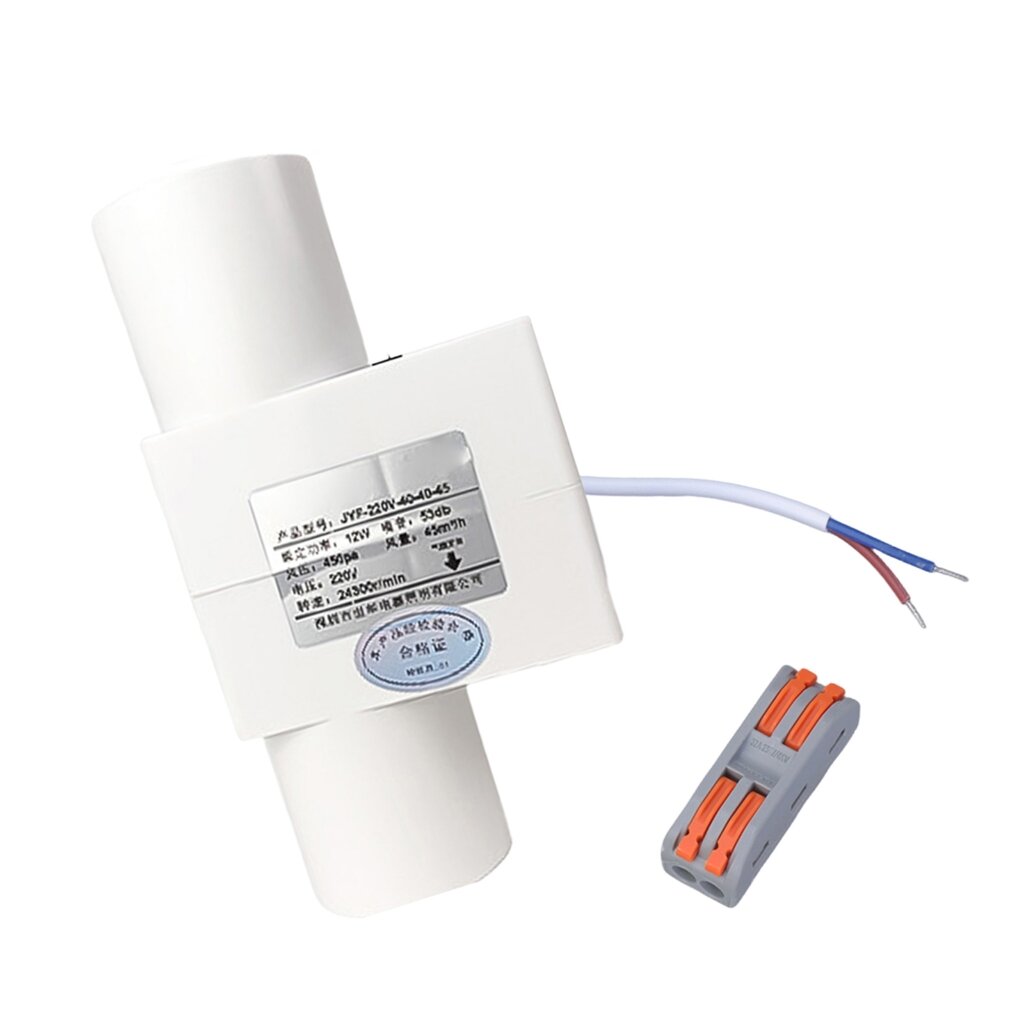 Мини-Канальный Вентиляционный вентилятор С низким уровнем шума Для быстрого воздухообмена в небольших помещениях