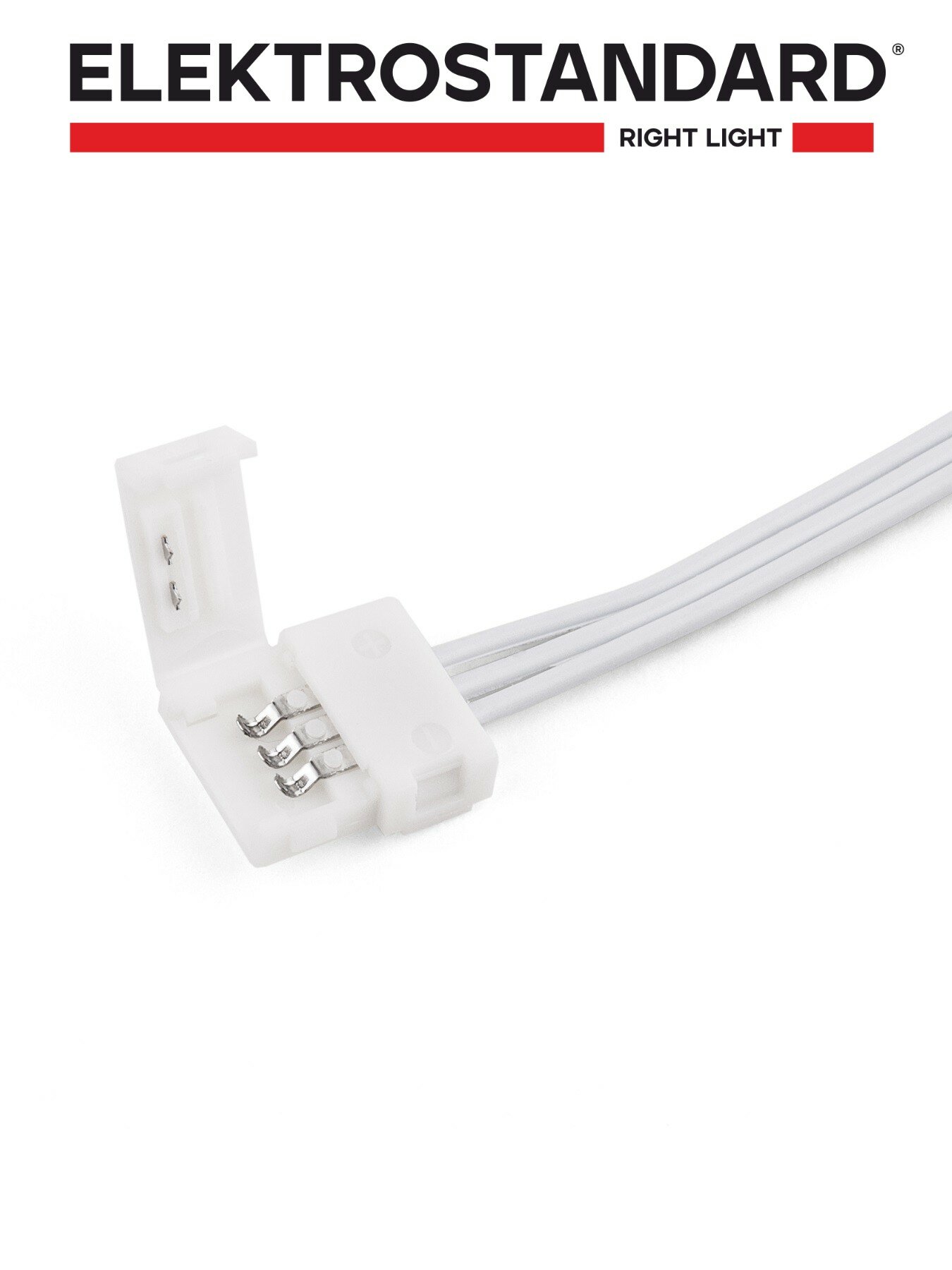 Коннектор / Соединитель для ленты 5050 24V 60Led 24W Elektrostandard, гибкий, односторонний, 10 шт.