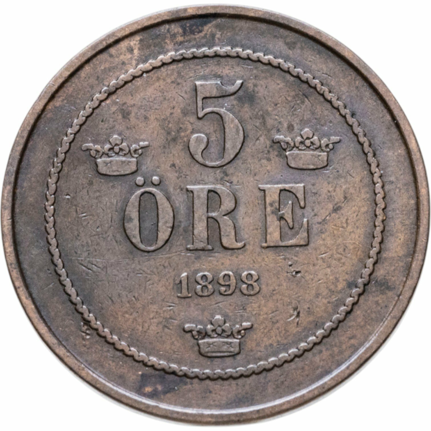 Швеция 5 эре (ore) 1898