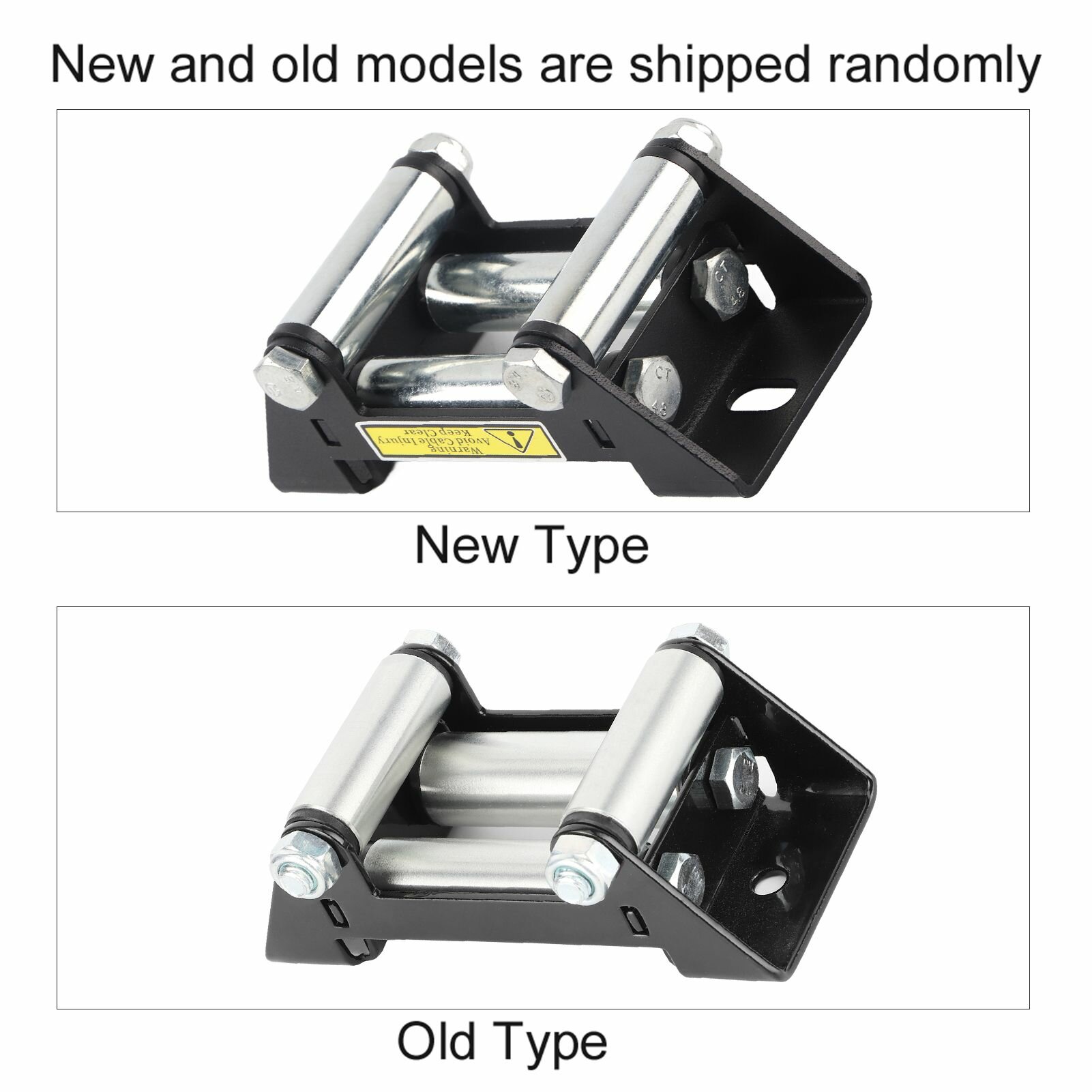 Роликовый кабельный направляющий ролик лебедки Side by Side, усиленный, диаметр отверстия 125 мм/5 дюймов, универсальный