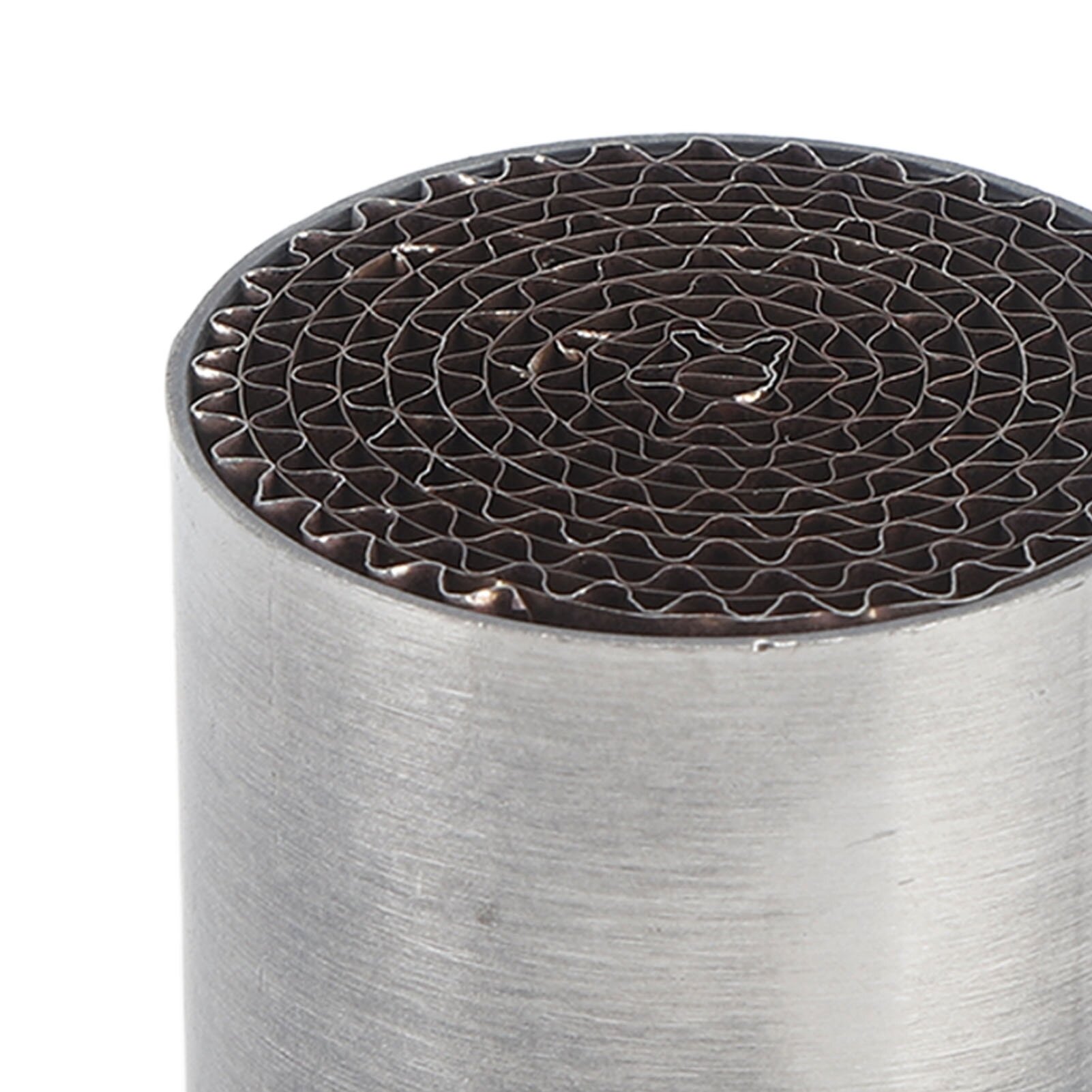 Катализатор выхлопной трубы мотоцикла из нержавеющей стали, передний средний глушитель, универсальный катализатор для мотоцикла 42x50 мм/1,65x1,96 дюйма