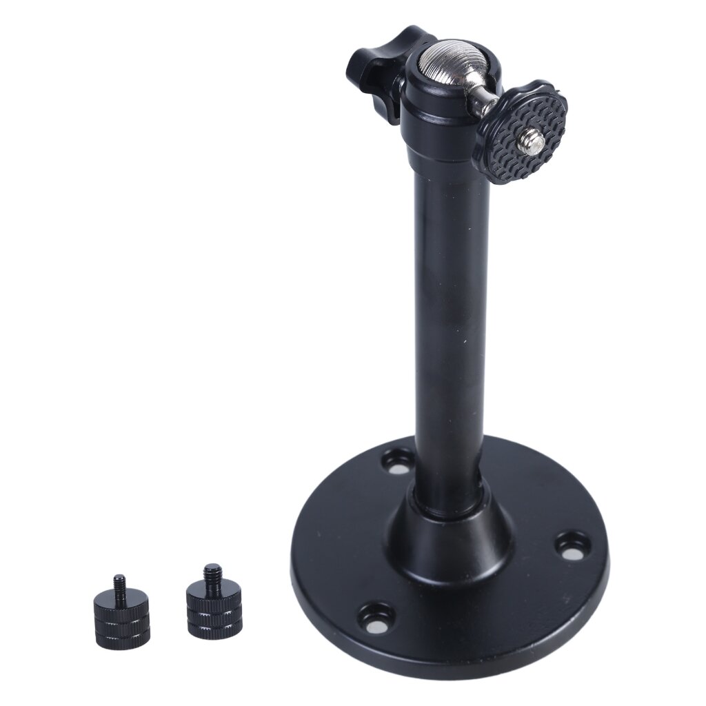 Кронштейн для крепления Небольшого проектора, Поворотная Головка на 360 °, Наклон на 90 °, Держатель Проектора Емкостью 11 фунтов, Совместимый с потолком и Стеной