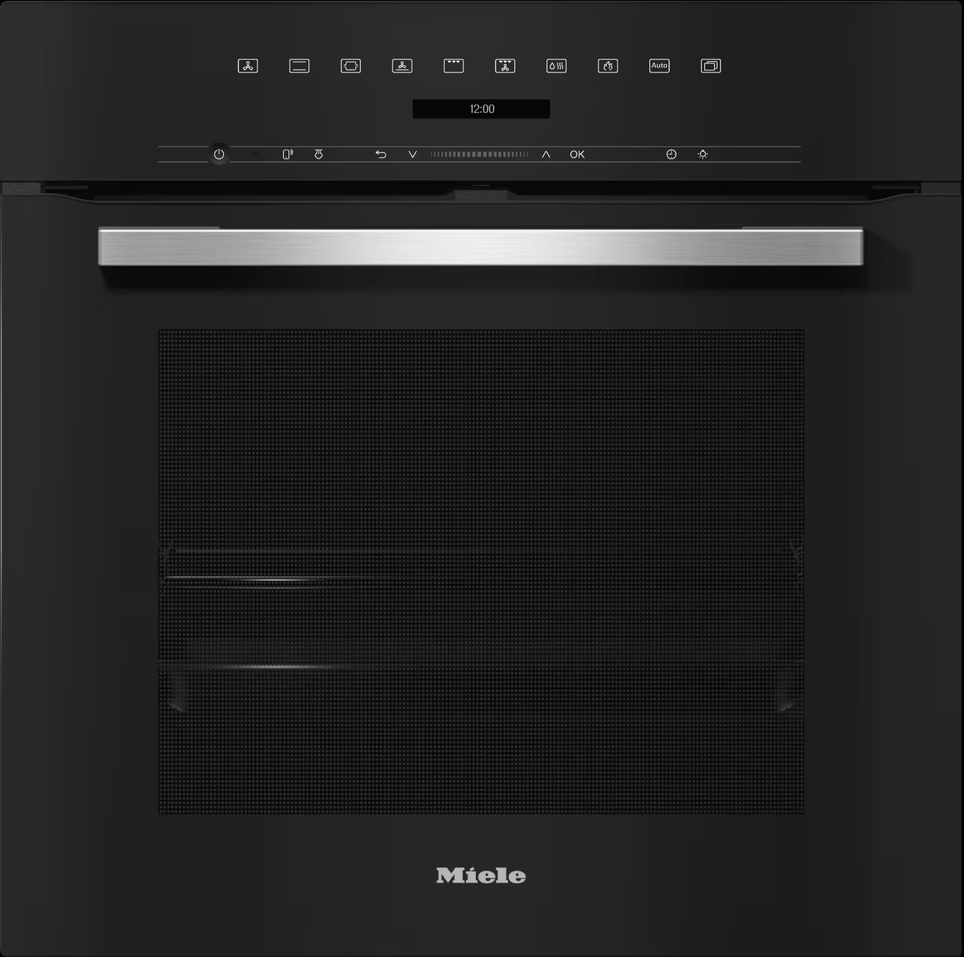 Электрический духовой шкаф Miele H 7165 BP Obsidian black/черный, встраиваемый