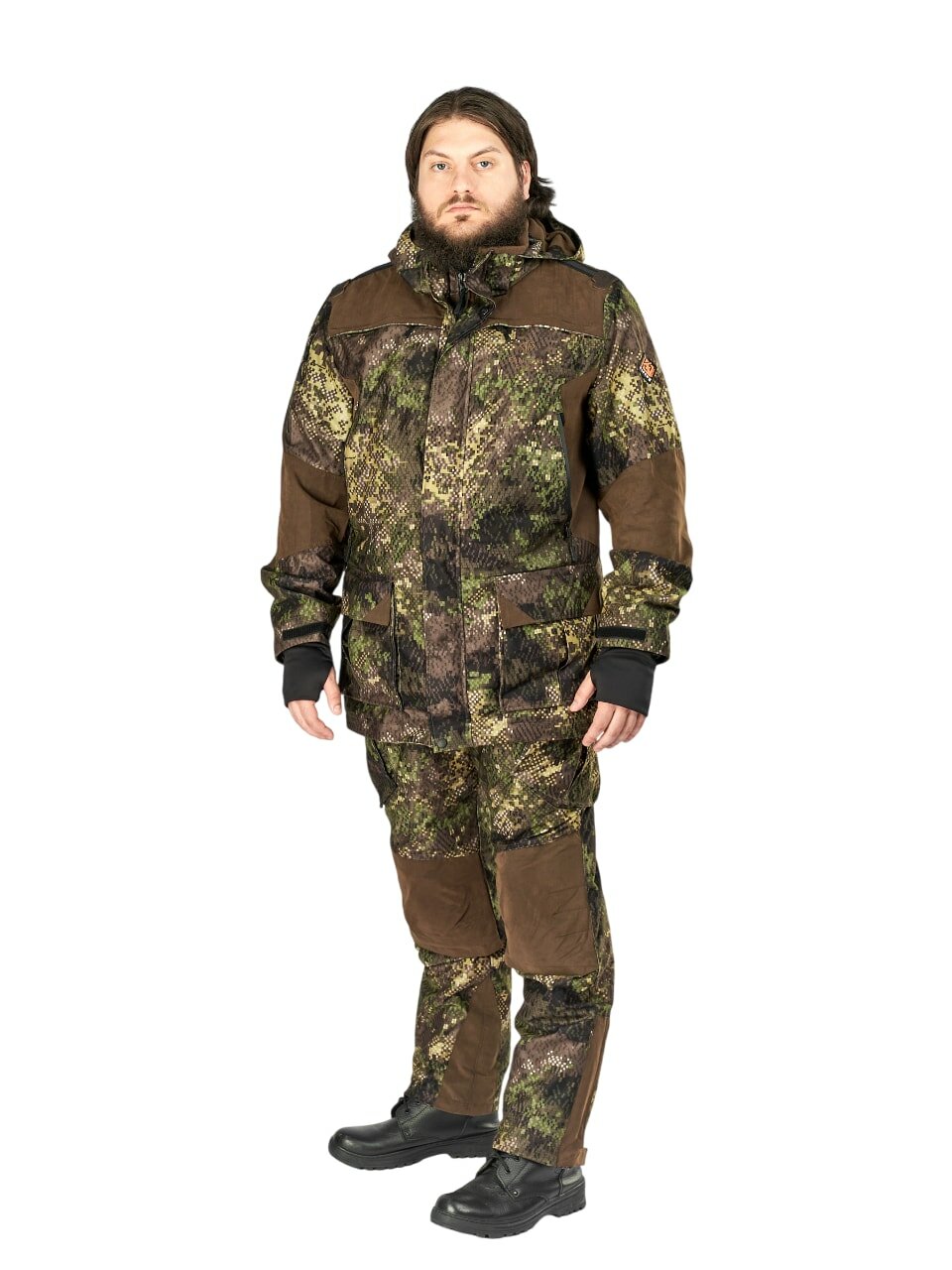 Тактический теплый костюм демисезонный мужской флисовый, одежда для охоты и рыбалки