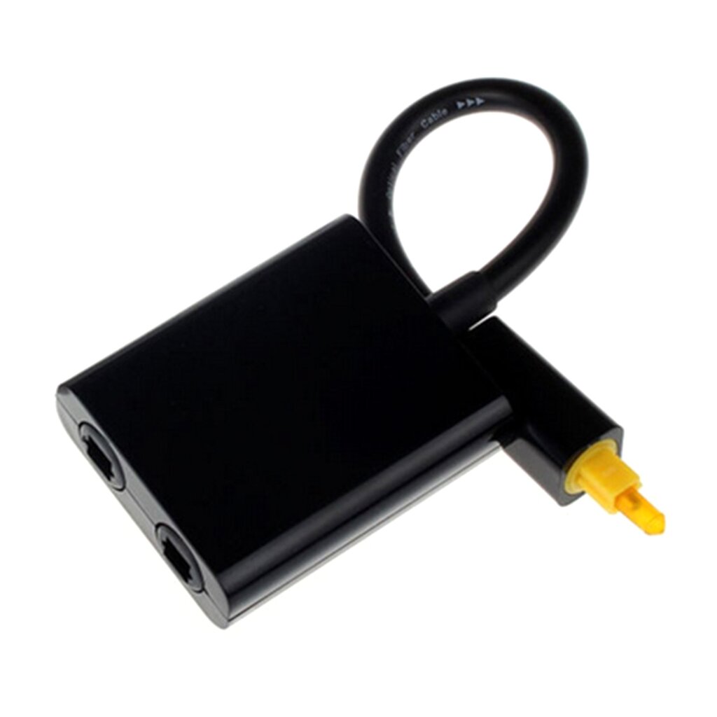 Оптоволоконный аудиокабель, оптоволоконный аудиокабель "один в двух", разветвитель оптического волокна-черный