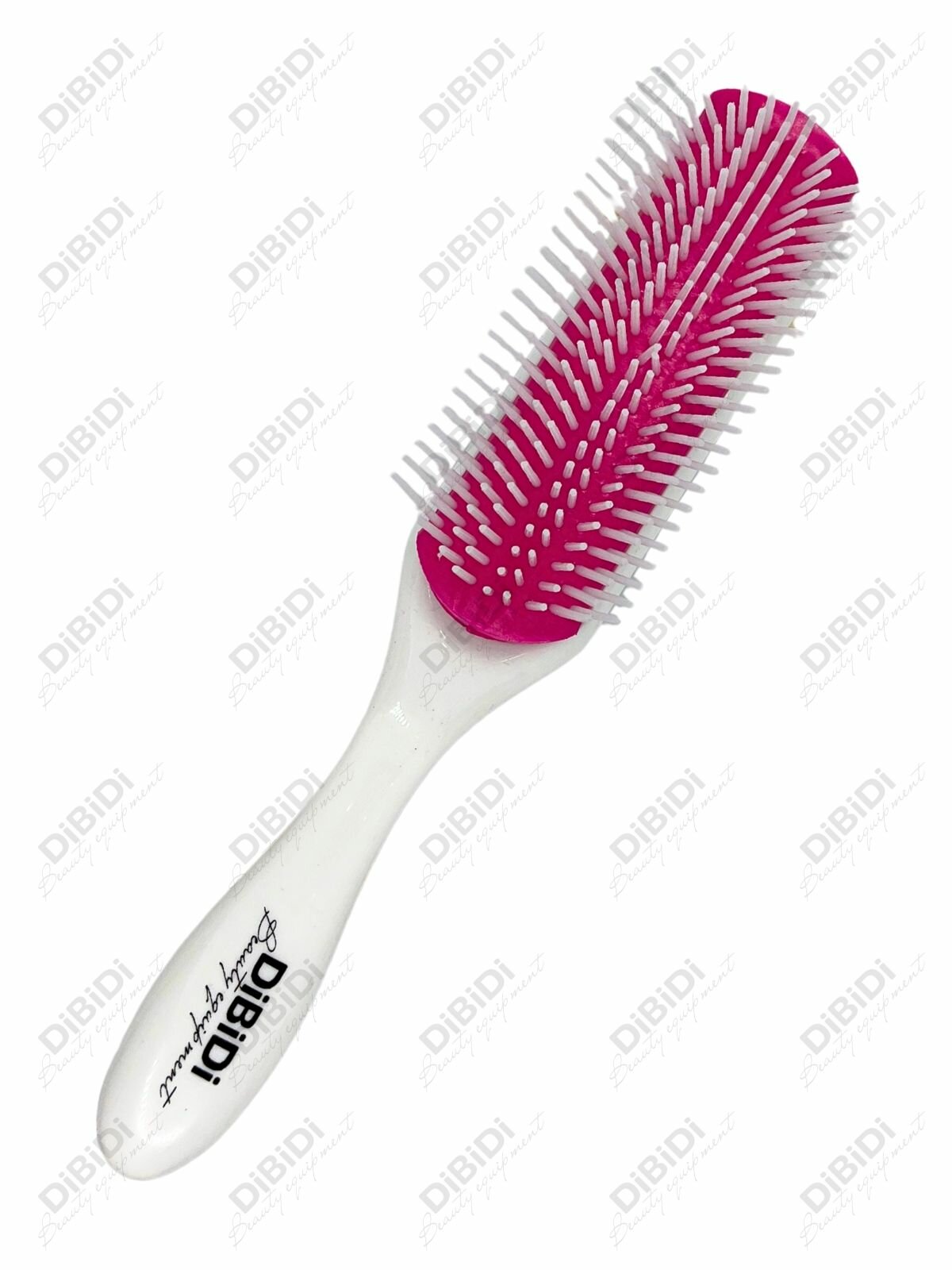 Щетка для волос DiBiDi WM1010, белый, щетина из силикона, компактный