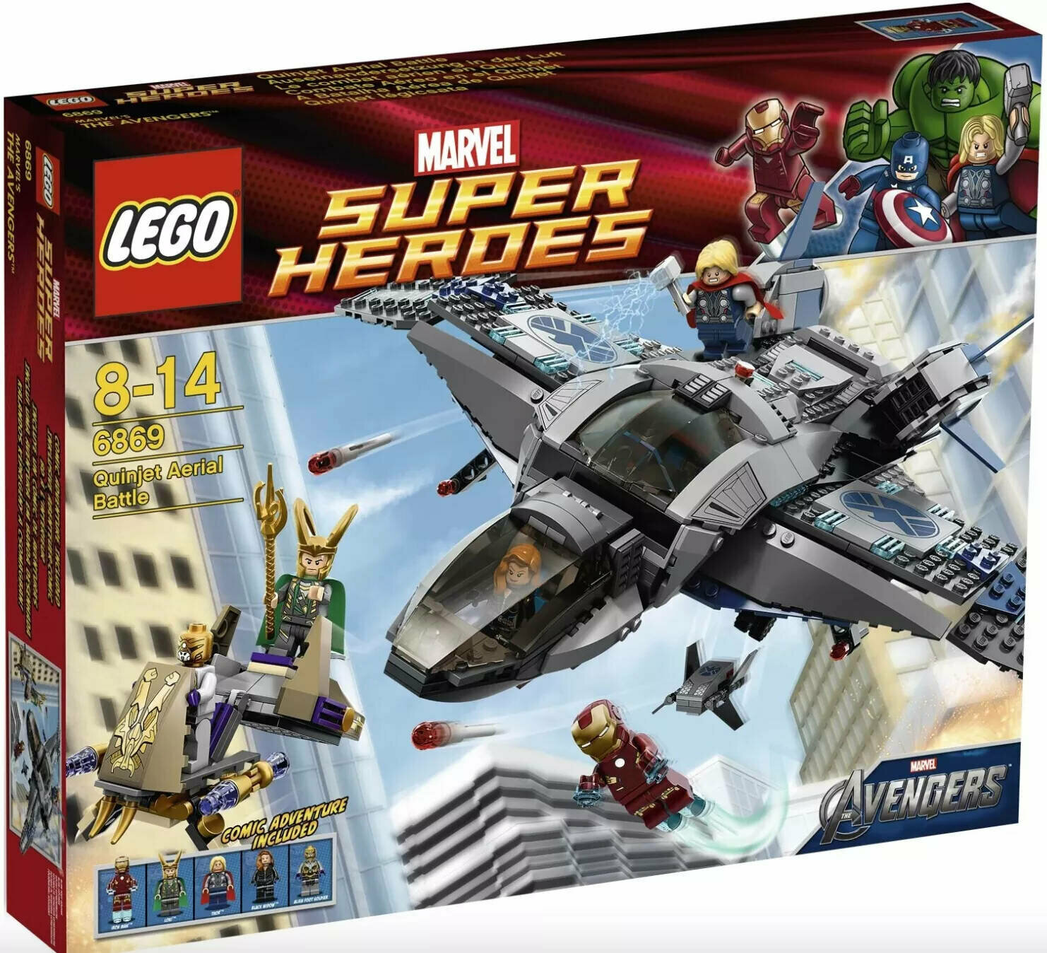 LEGO Marvel Super Heroes 6869 Воздушное сражение Квинджета